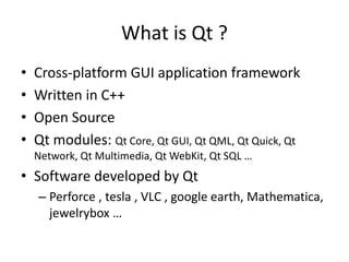 Qt Qml | PPTX
