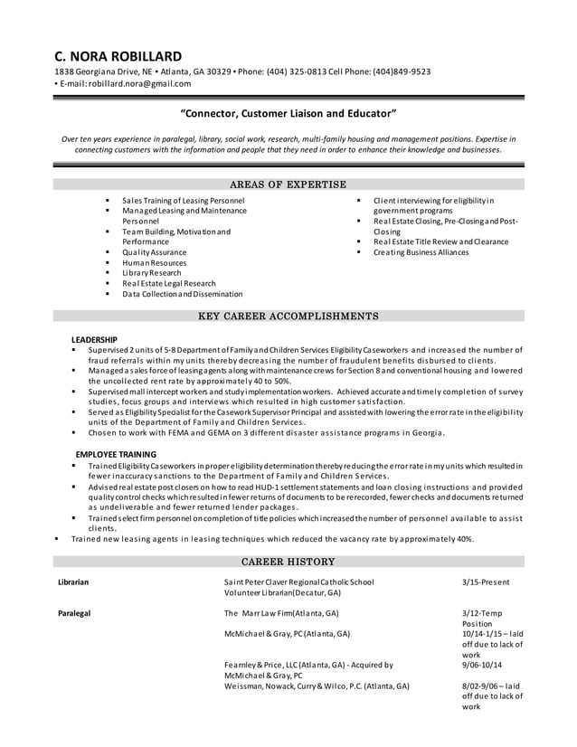 C N Robillard 4-6 Value Based Resume 1 | PDF