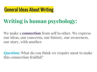 WRI 203 Lecture 1- Introduction to Expressive Writing | PDF