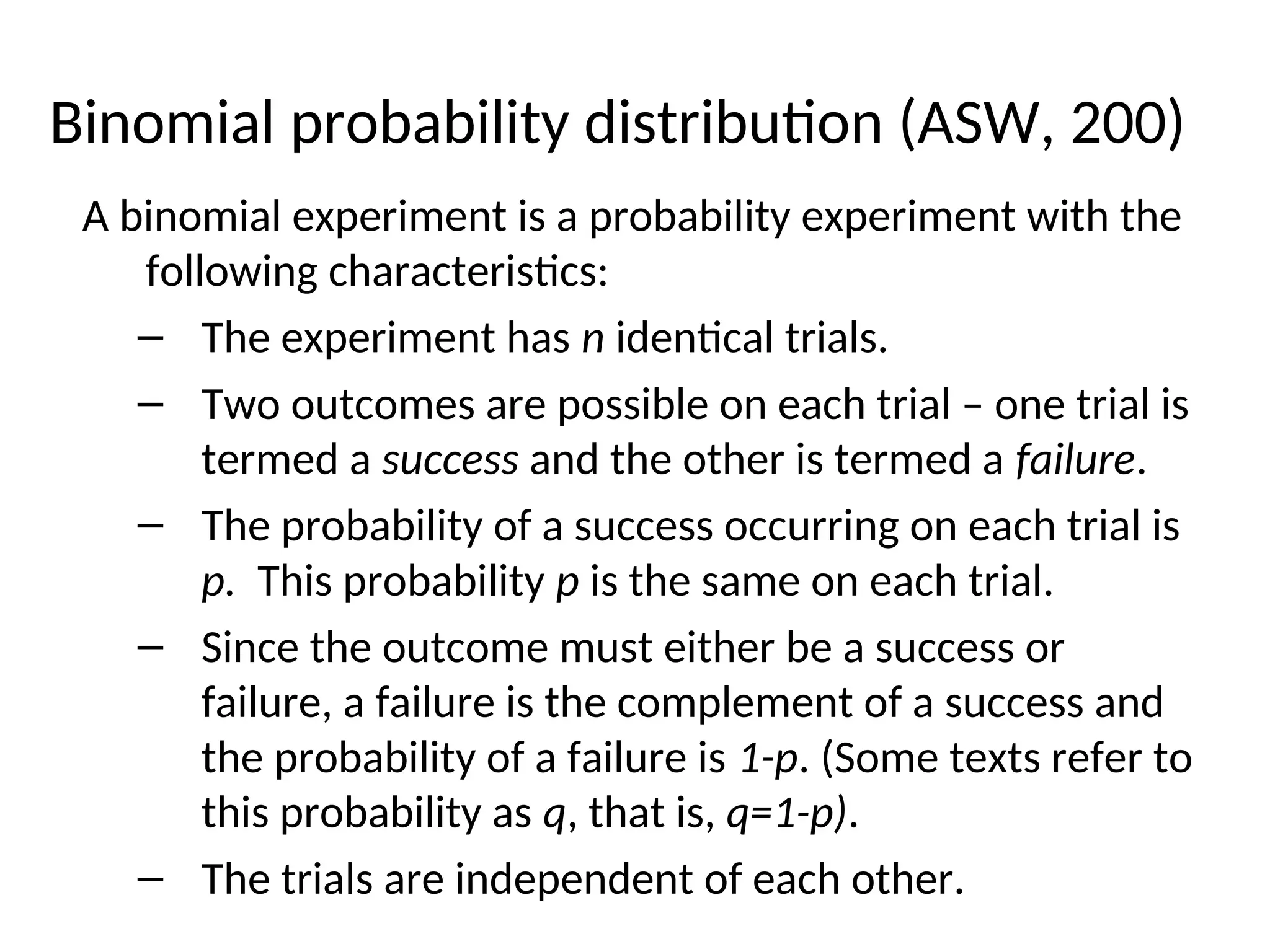 Probability and binomial distribution in maths | PPT
