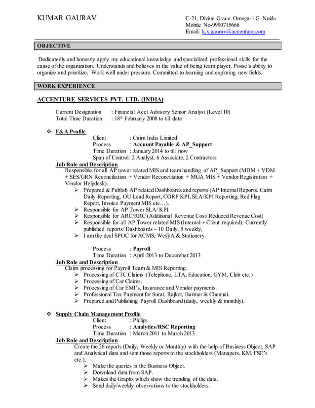 KUMAR GAURAV Resume | PDF