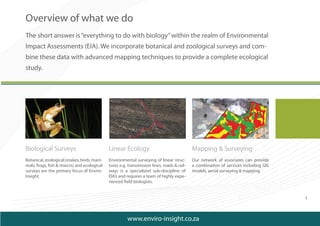 Enviro-Insight Brochure 2012 | PDF | Environmental Services Industry ...