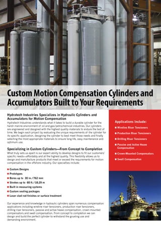 Motion Compensation Brochure | PDF