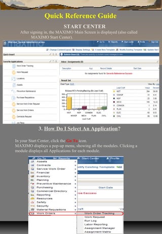 MAXIMO 6.2 BASICS OVERVIEW | PPT