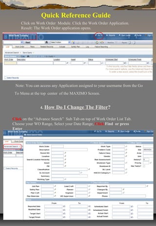 MAXIMO 6.2 BASICS OVERVIEW | PPT