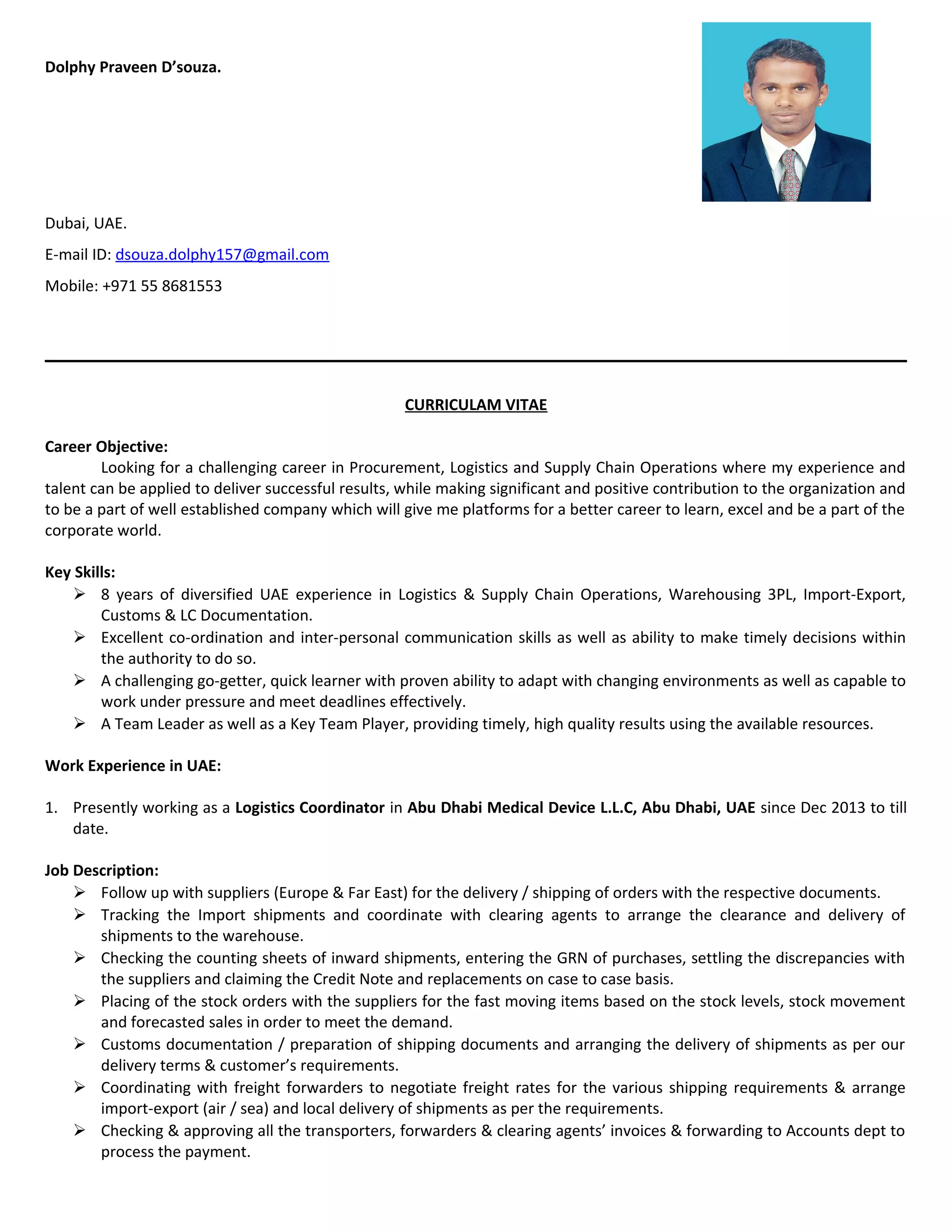 Dolphy Praveen D'souza | DOC