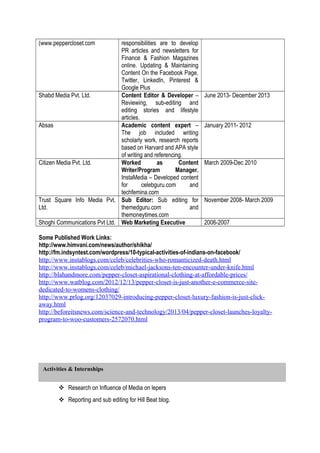 Shikha Patial Resume | PDF