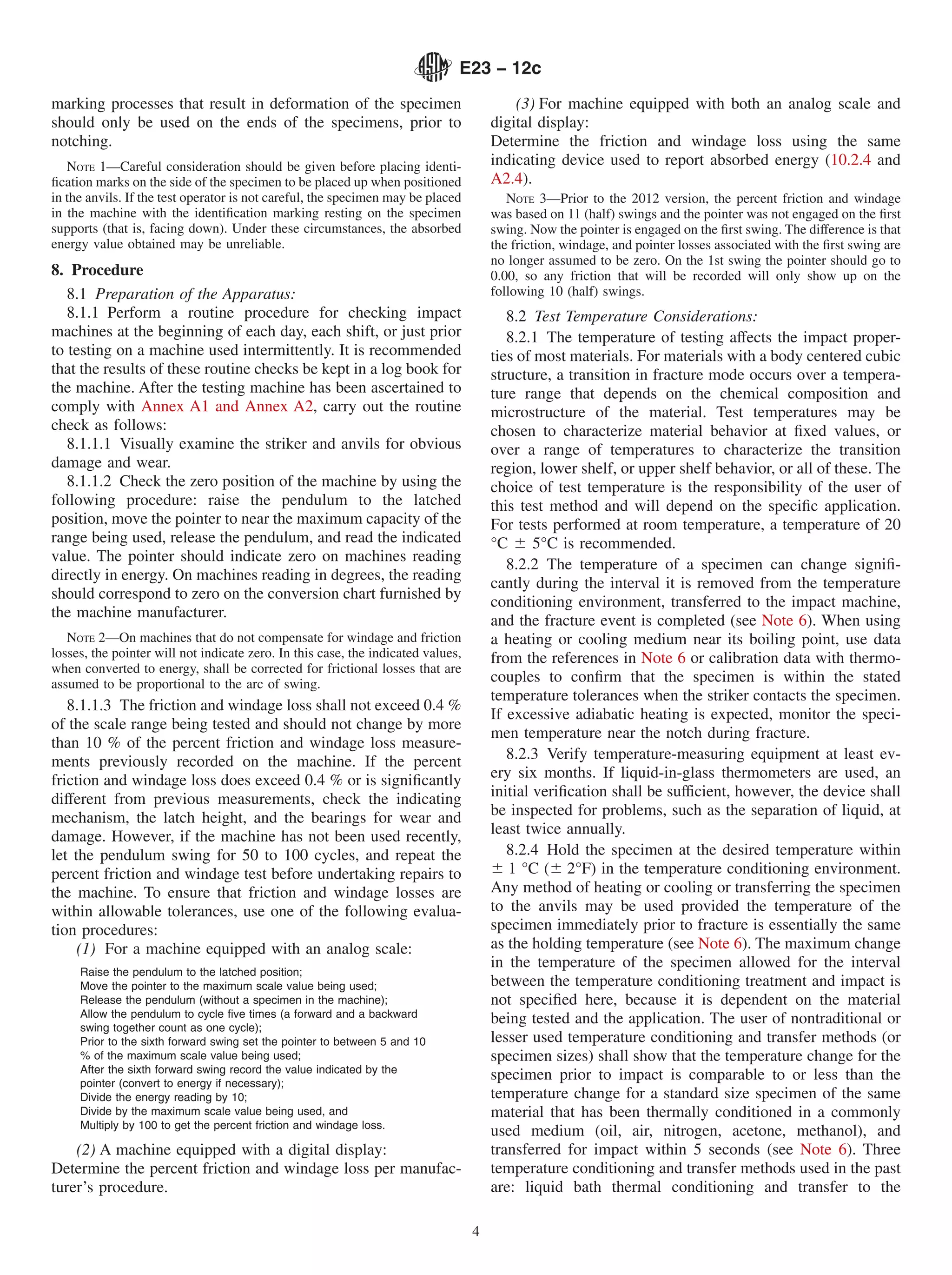 E23.33234 Standard Test Methods for Notched Bar Impact Testing of ...