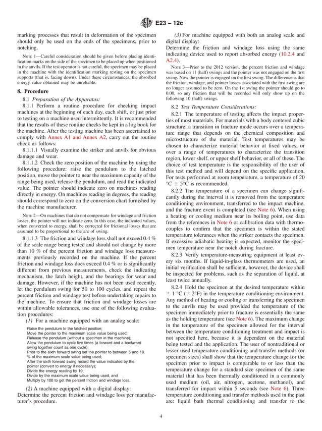 E23.33234 Standard Test Methods for Notched Bar Impact Testing of ...