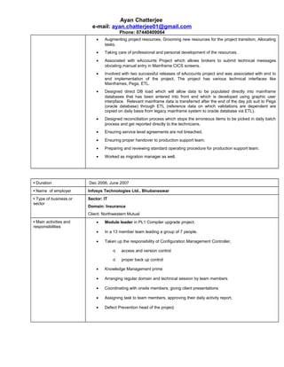 Profile of Ayan Chatterjee | DOC | Business | Business and Finance