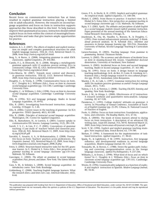 Teaching Grammar to Adult English Language Learners | PDF