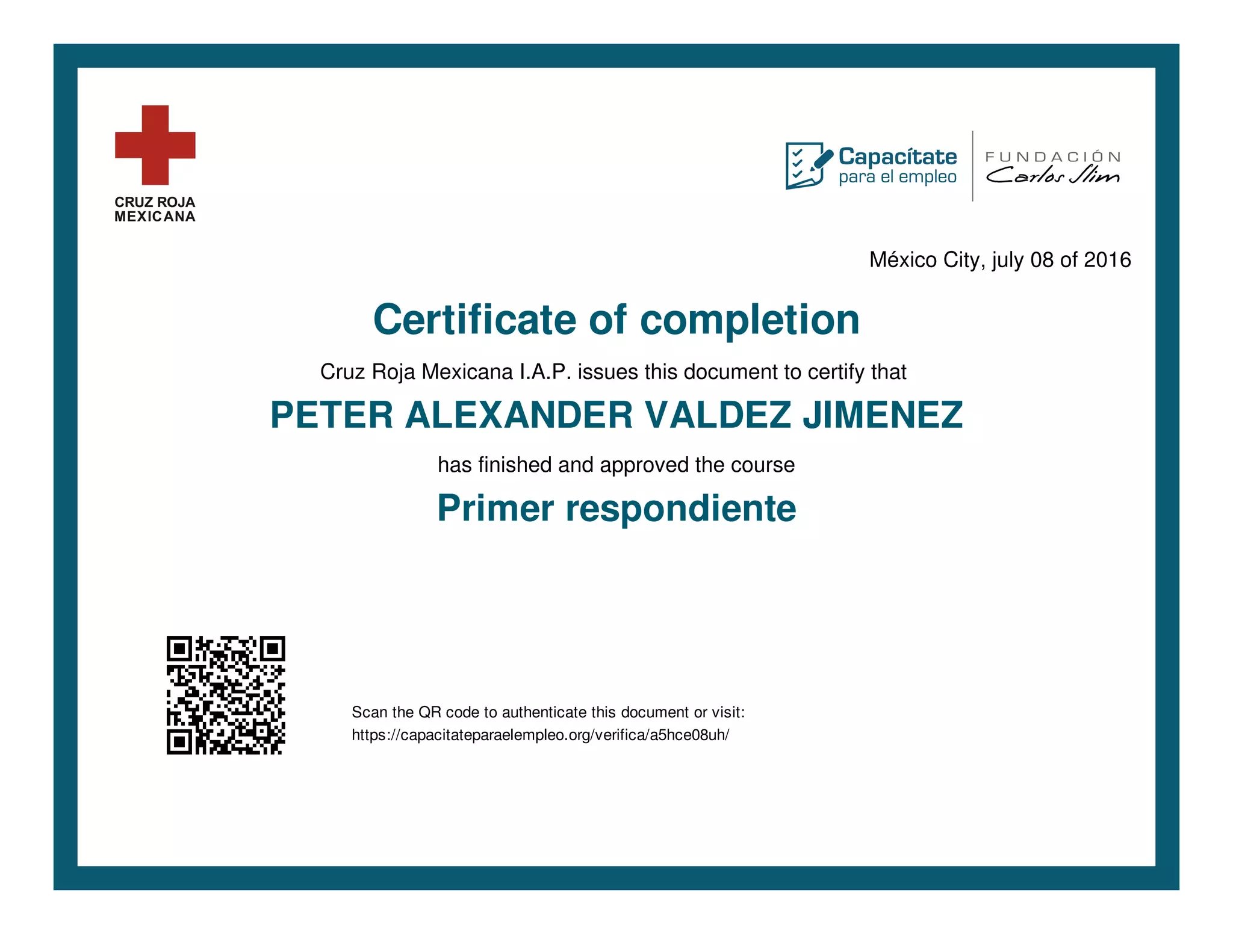 primer respondiente | PDF