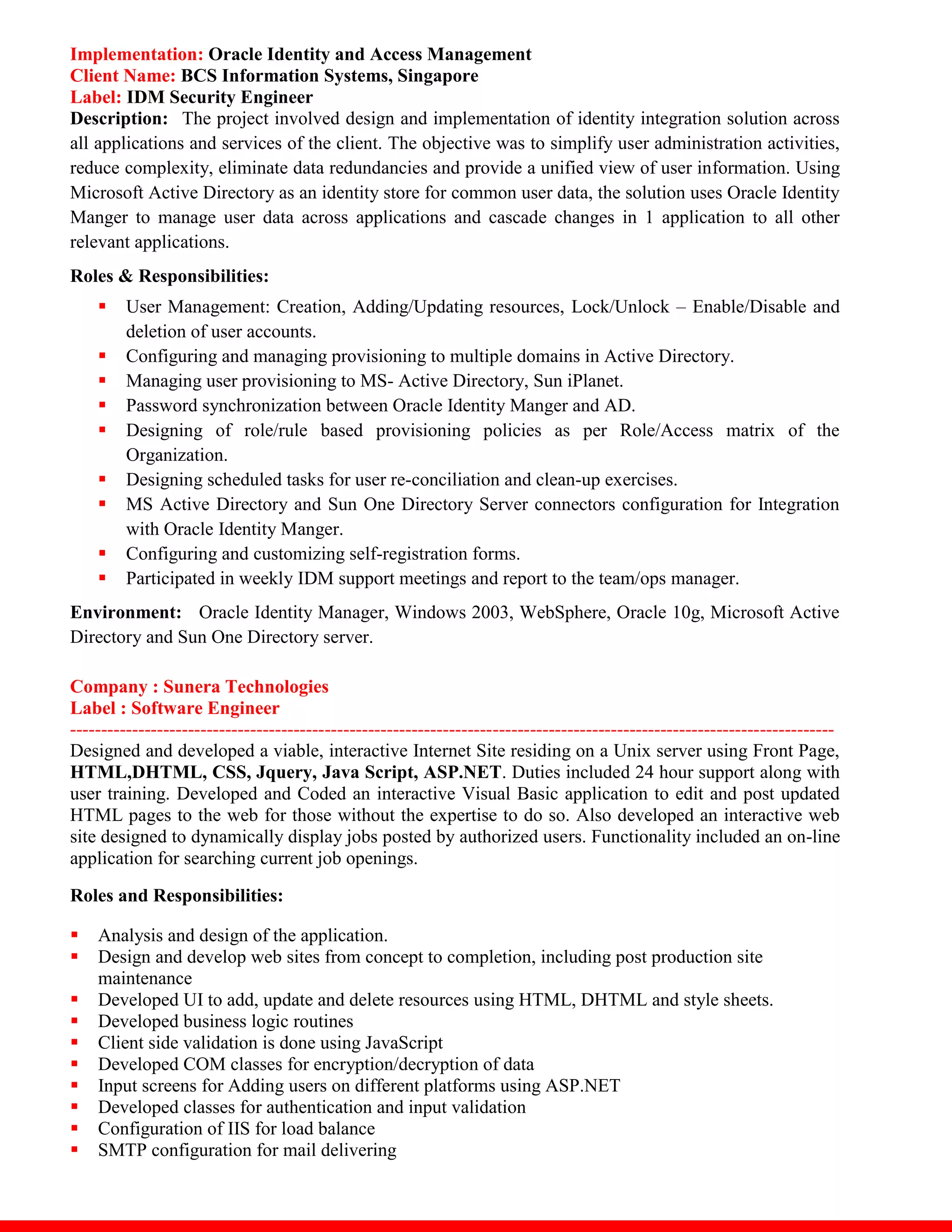 IDM Resume _ Kiran | PDF