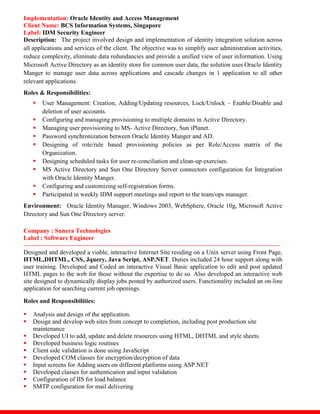 IDM Resume _ Kiran | PDF