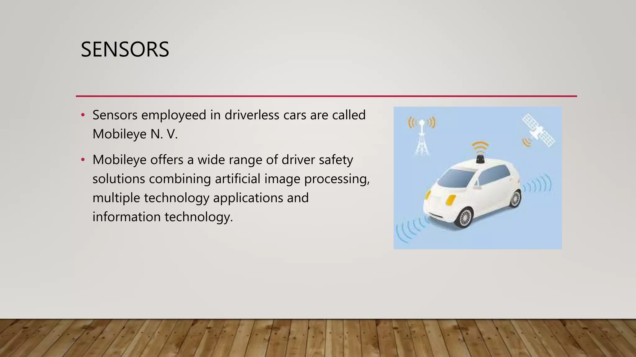 Driverless cars | PPTX