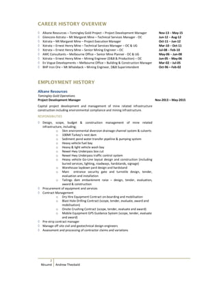 Andrew Theobald - 2015 Resume Rev0 | PDF