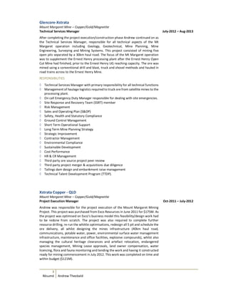 Andrew Theobald - 2015 Resume Rev0 | PDF