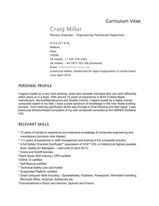Millar_CV_WE | PDF