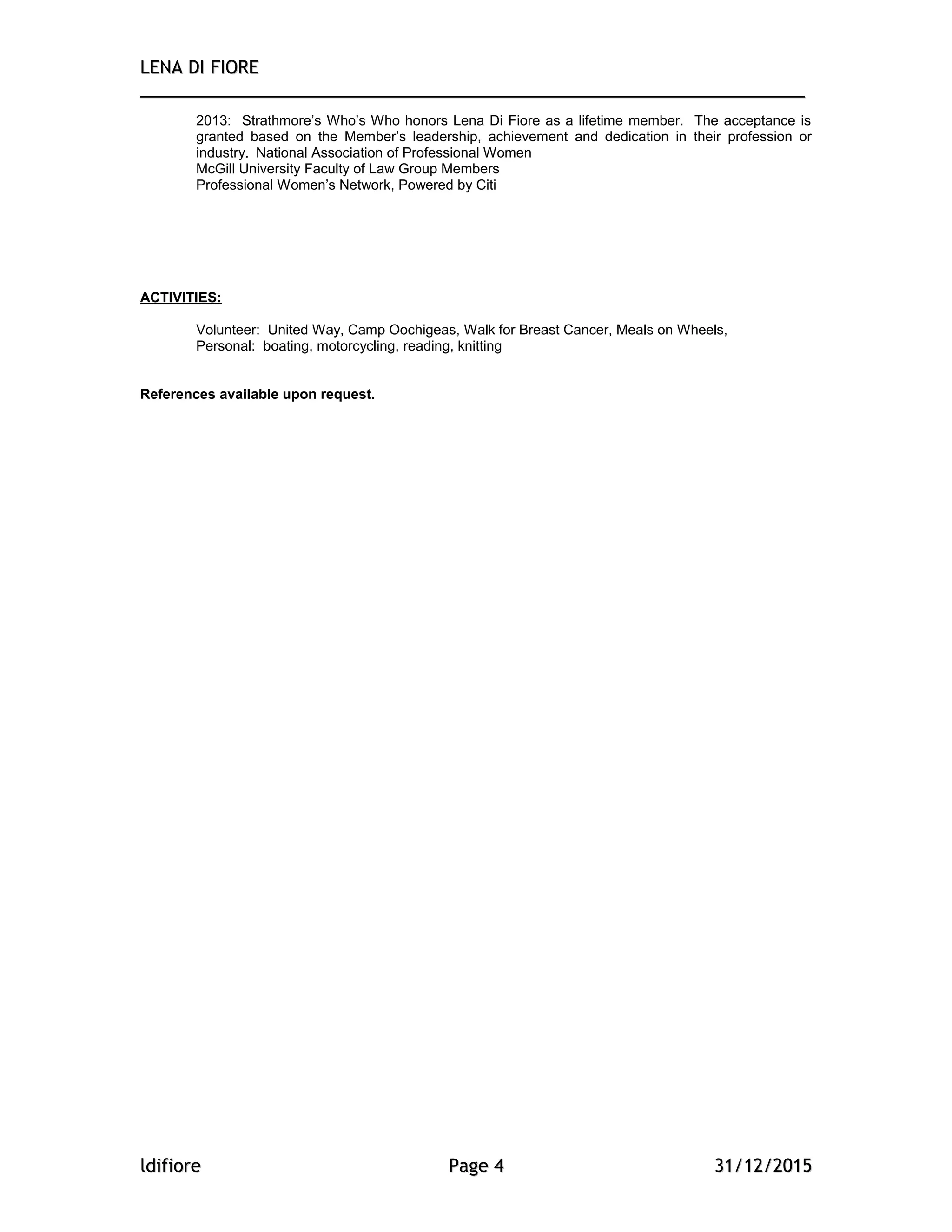 Resume ldf | DOC