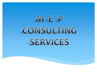 MEP Service profile | PPTX
