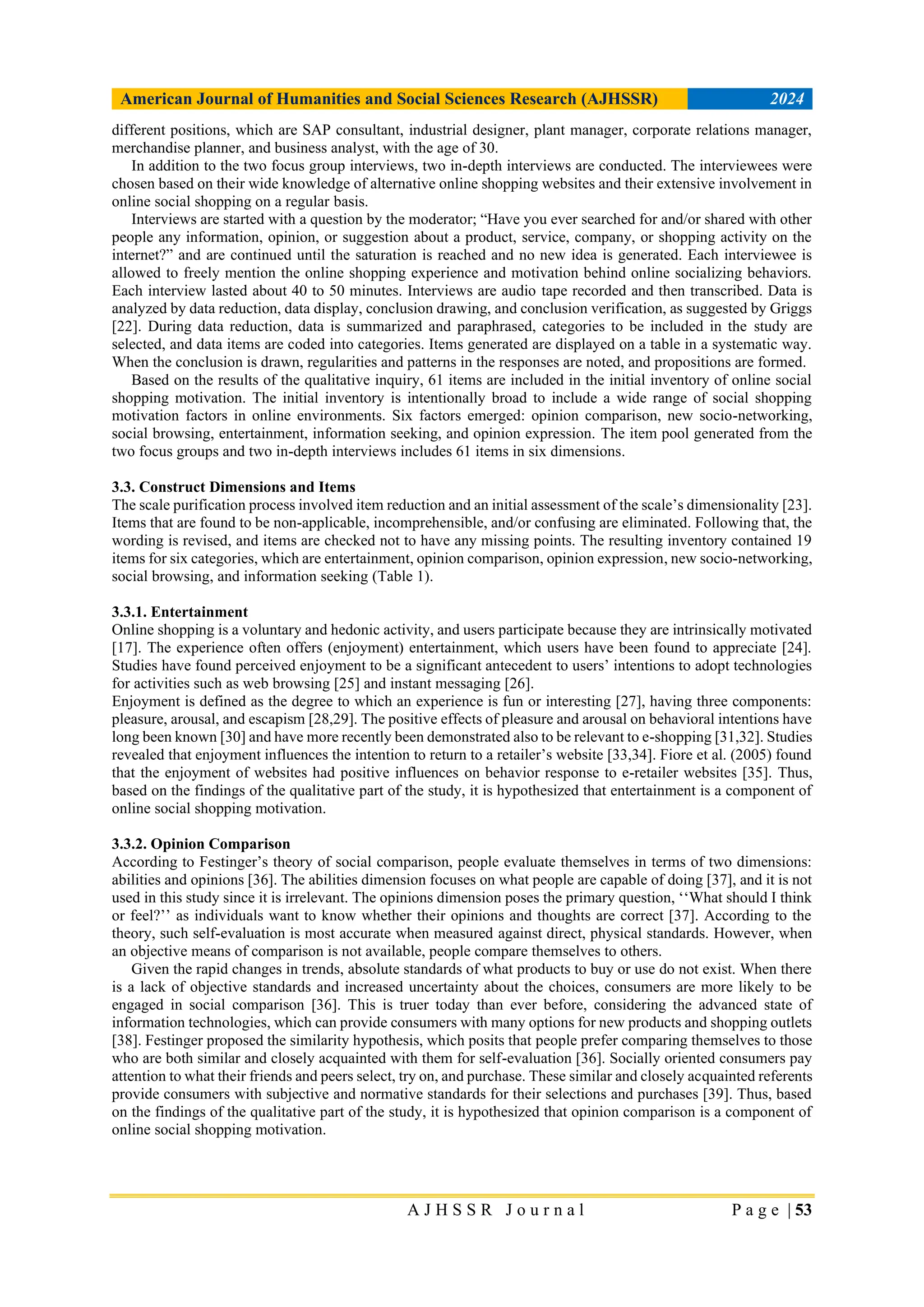 Online Social Shopping Motivation: A Preliminary Study | PDF