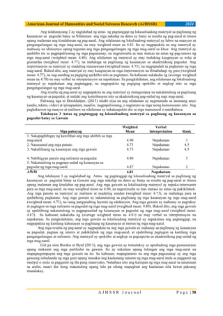 I-BOOKS: LOKALISADONG MATERYAL SA PAGLINANG NG KASANAYAN SA AKADEMIKONG PAGSULAT SA PAGGANAP NG ...