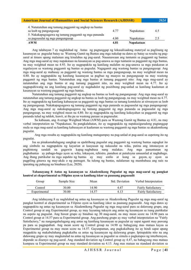 I-BOOKS: LOKALISADONG MATERYAL SA PAGLINANG NG KASANAYAN SA AKADEMIKONG PAGSULAT SA PAGGANAP NG ...