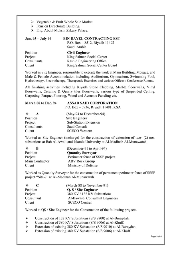 Wakeel Khan Aftab-CV | PDF