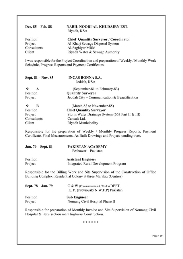 Wakeel Khan Aftab-CV | PDF