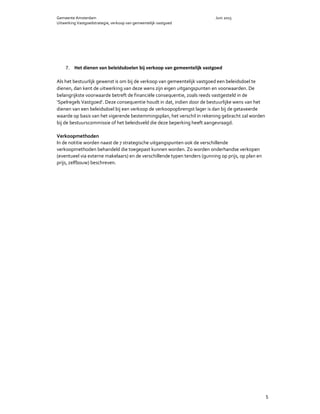 Uitwerking Vastgoedstrategie, verkoop gemeentelijk vastgoed | PDF