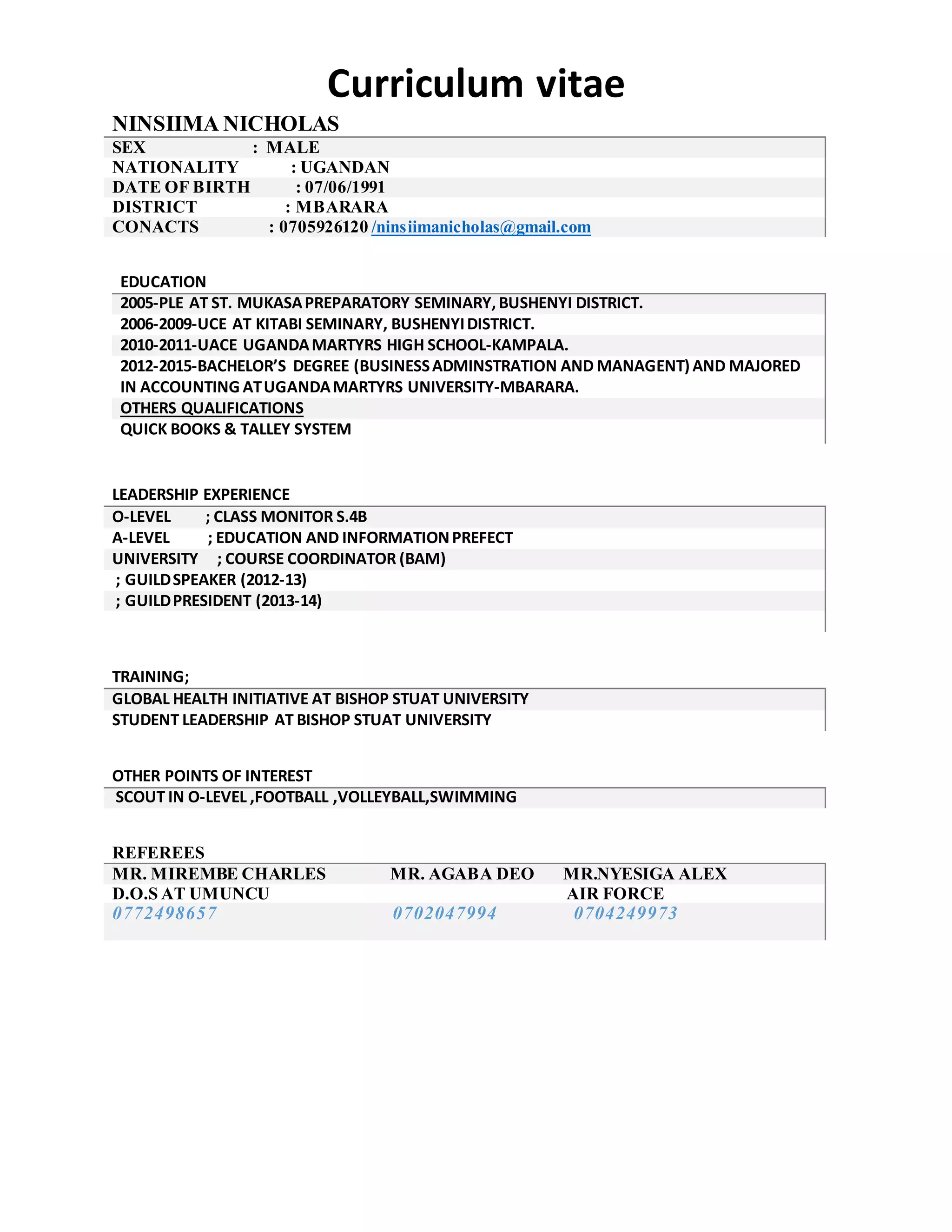 Ninsiima Nicholas1 | DOCX