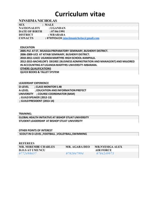 Ninsiima Nicholas1 | DOCX