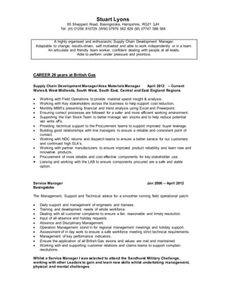 Stuart Lyons CV | DOCX