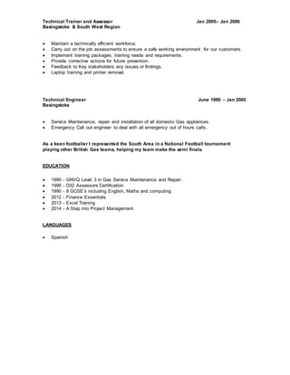 Stuart Lyons CV | DOCX
