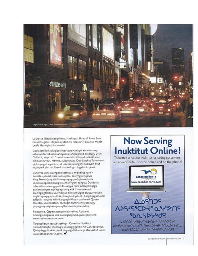 Toronto in Northern Flyer | PDF