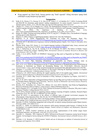 Mga Salik Na Nakaaapekto Sa Paglinang Ng Kasanayang Pasalita Ng Mga Mag-aaral Sa Sekundarya | PDF