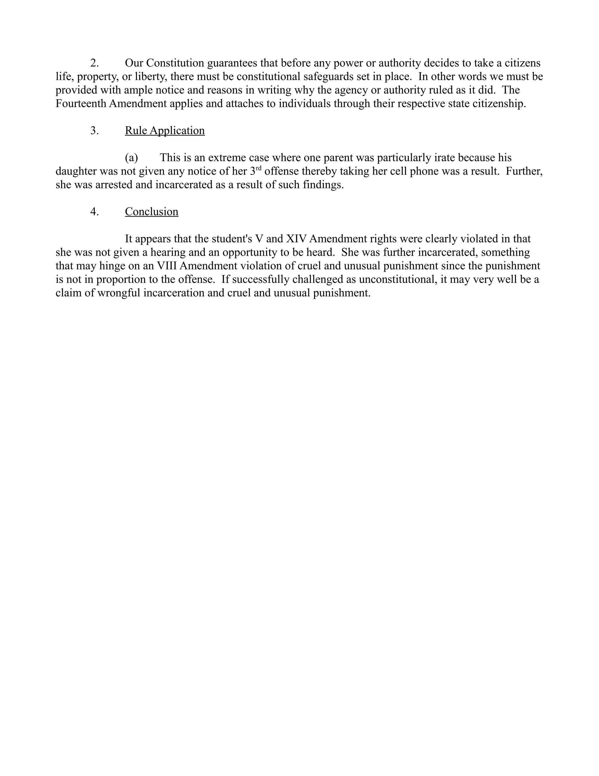 Administrative Case Outline | PDF