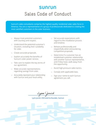 1 sales Code of conduct | PDF