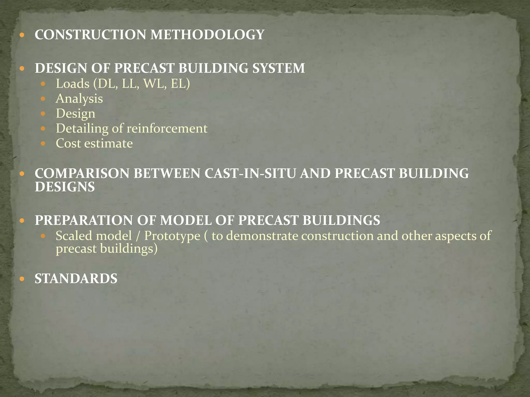 PRECAST BUILDING SYSTEM | PPTX