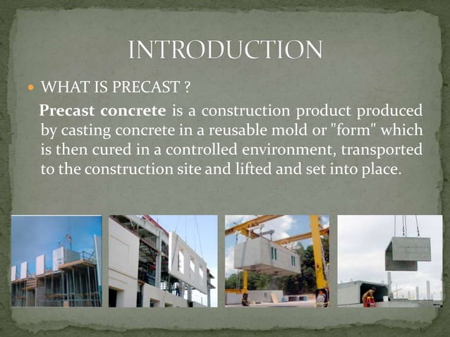 PRECAST BUILDING SYSTEM | PPTX