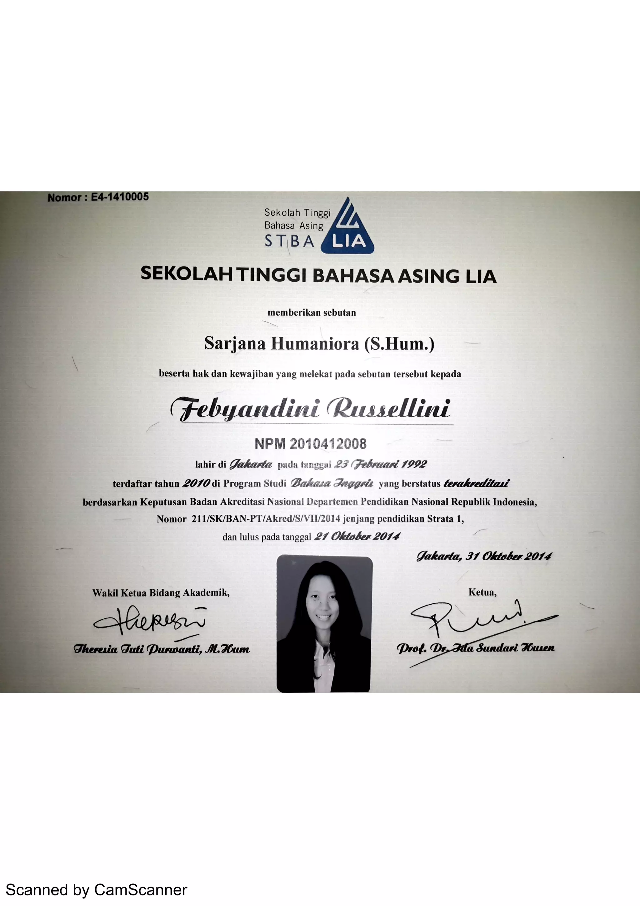 Bachelor Certificate | PDF