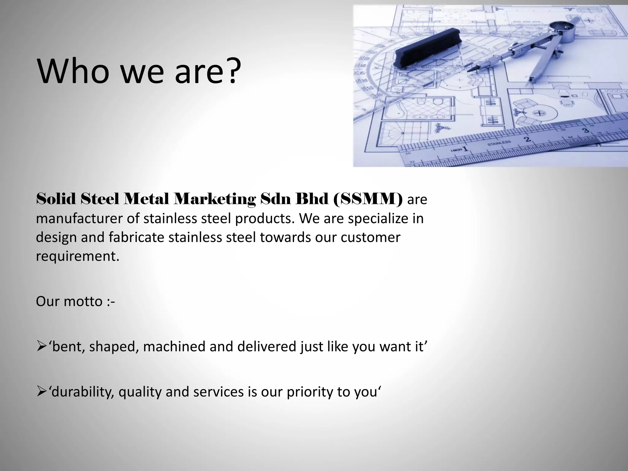 SSMM Company Porfile revised | PPT