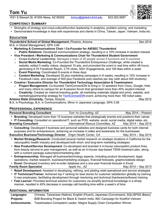 Tom Yu_Resume | PDF