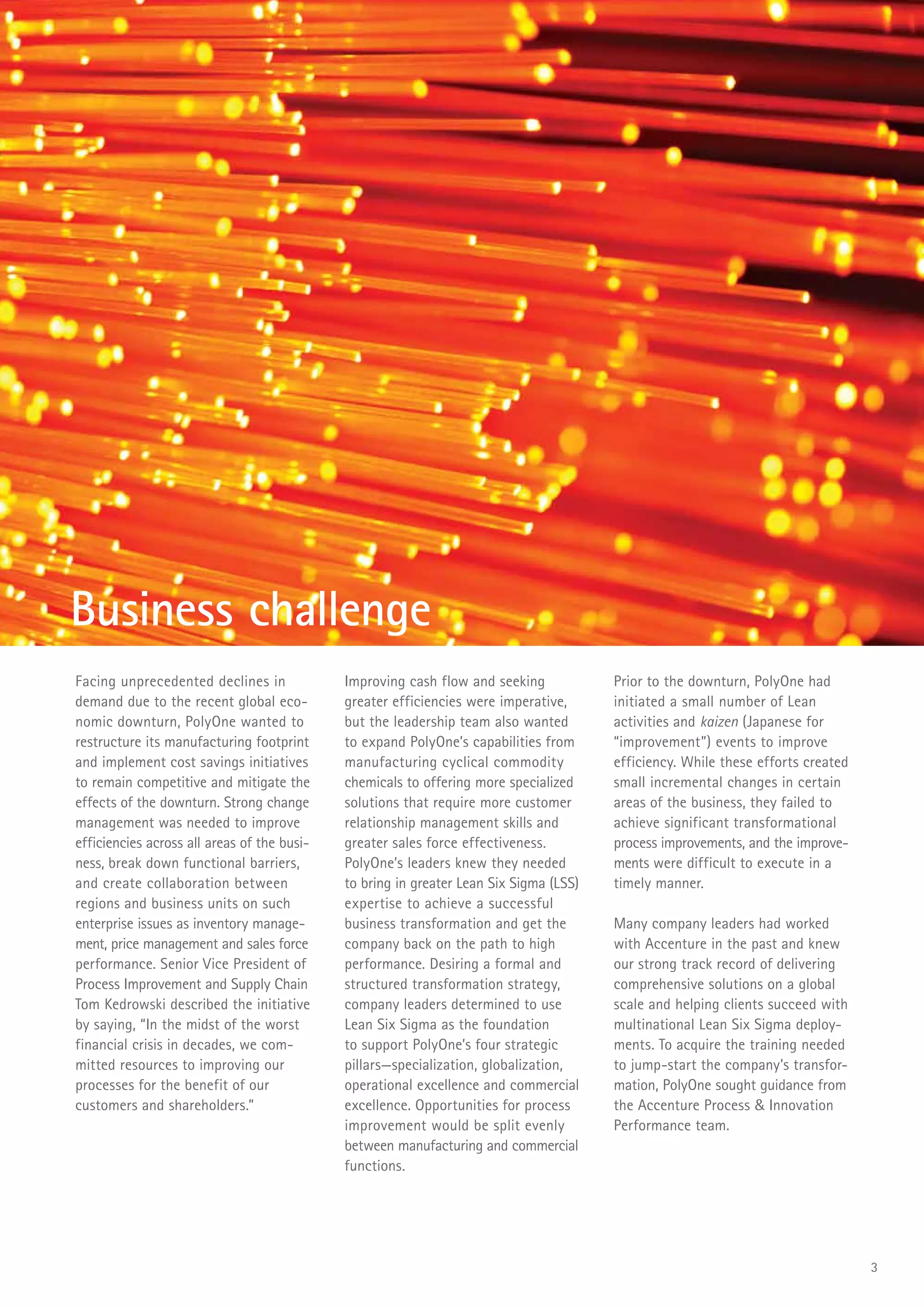 Accenture-Driving-an-Upswing-in-a-Downturn-at-PolyOne | PDF