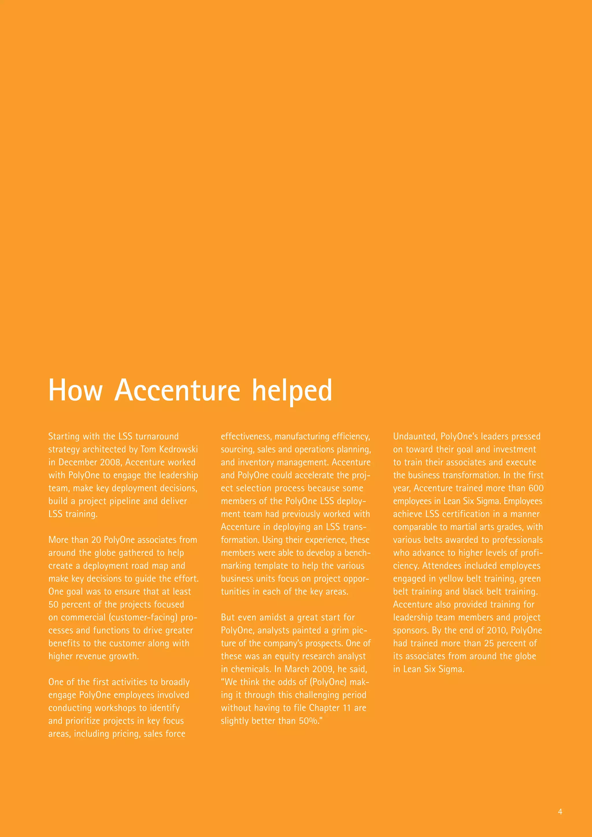 Accenture-Driving-an-Upswing-in-a-Downturn-at-PolyOne | PDF