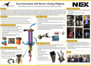 Senior Design Poster - Team NEX