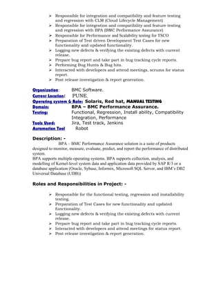 CV Amol Dethe | DOC | Cloud Computing | Internet