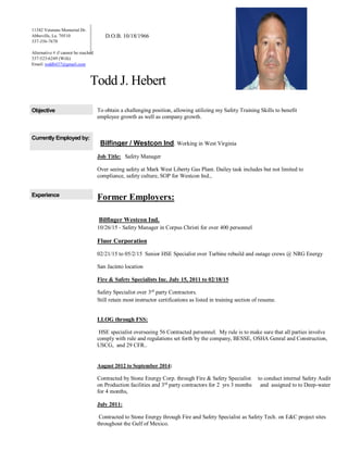 Todd Resume | PDF