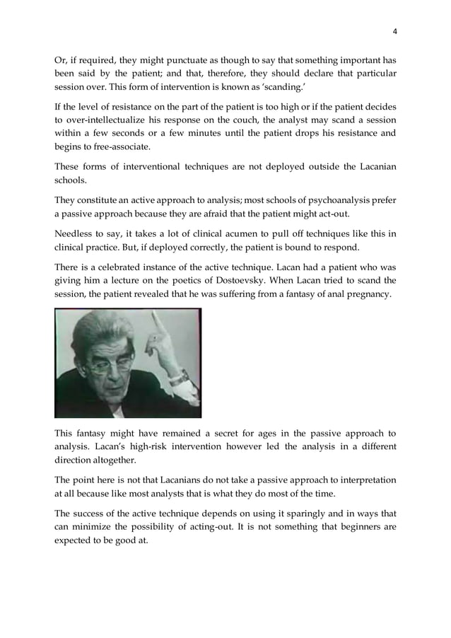 Bruce Fink on 'Engaging the Patient' | DOCX | Mental Health | Diseases ...