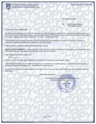 Ibrahim Soliman Transcript | PDF